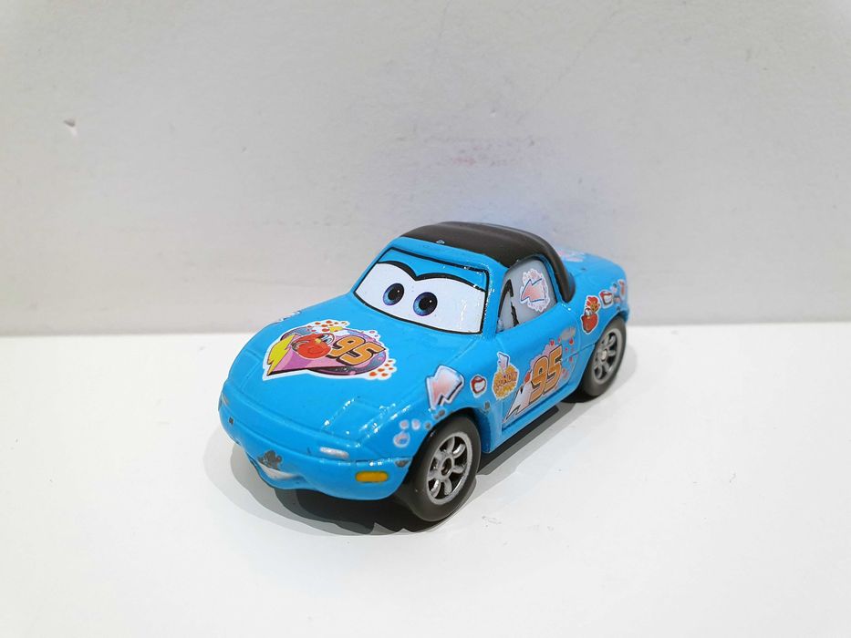 Mattel Disney Pixar Cars Auta Mazda MX-5 Tia the Blue Miata #95 Dinoco ...