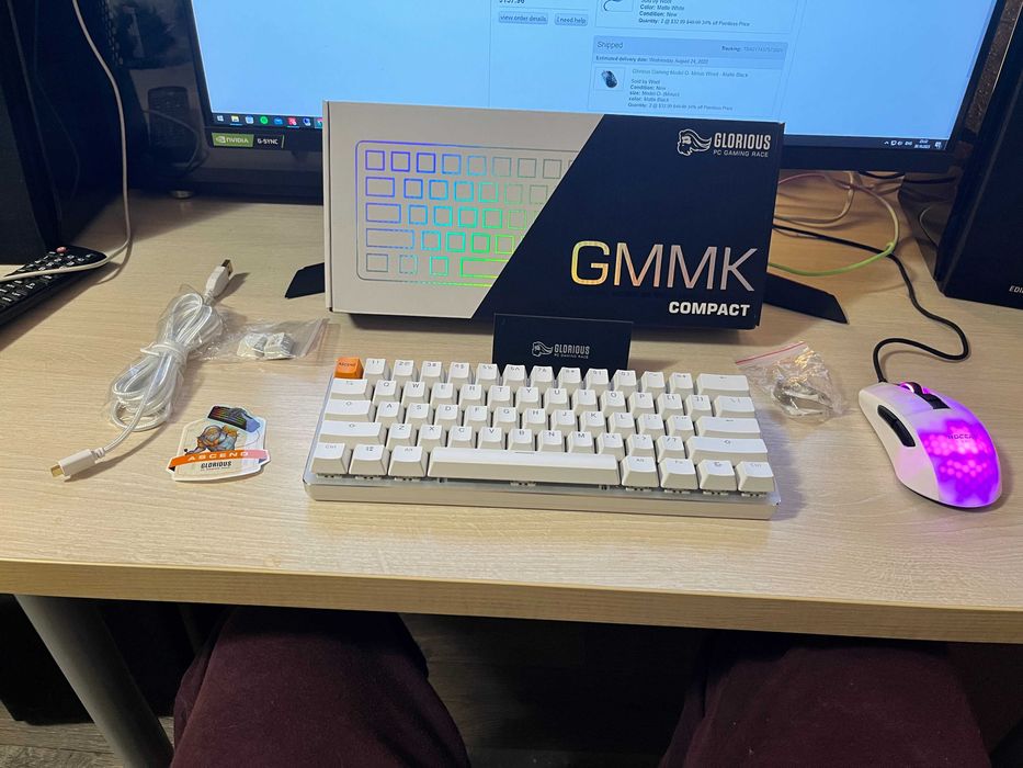 Glorious GMMK COMPACT White (GLO-GMMK-COM-BRN-W) Gateron Brown: 2 600 ...