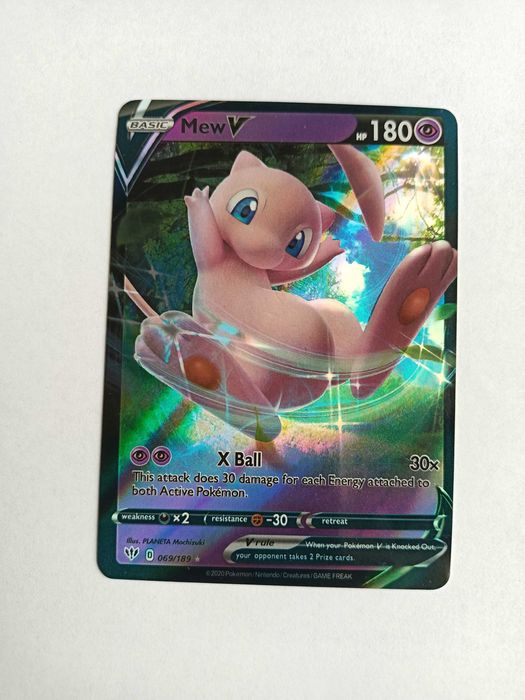 ORYGINALNA karta pokemon MEW V Warszawa Wilanów • OLX.pl