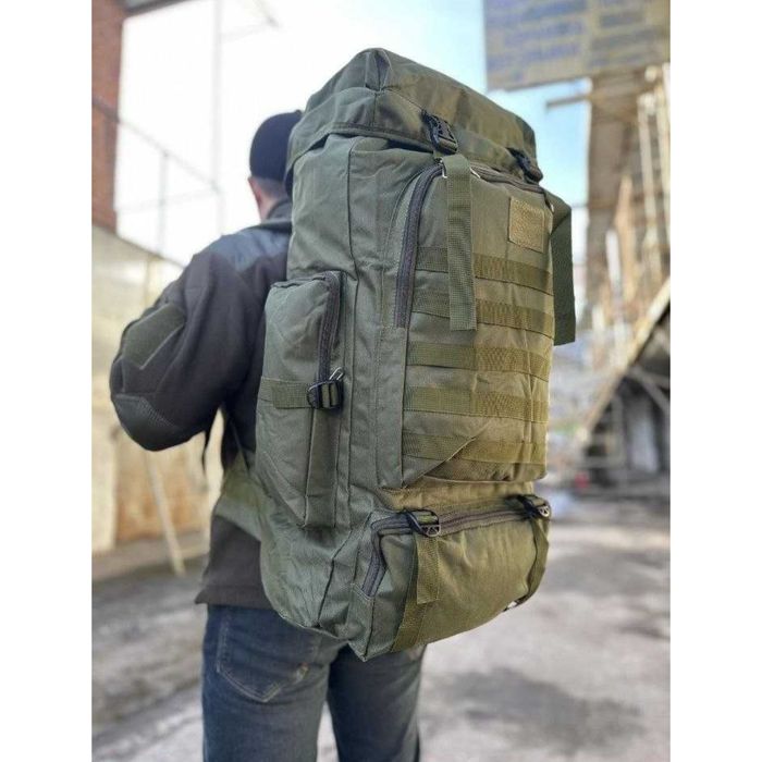 Рюкзак тактический штурмовой зсу баул военный військовий тактичний 80л ...