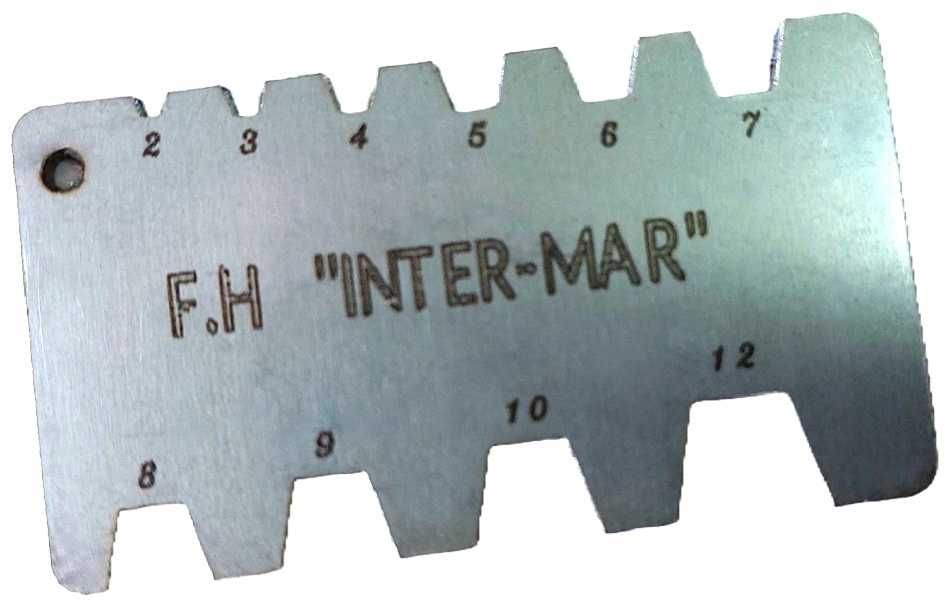 Wzornik - Wzorzec - Sprawdzian do gwintów trapezowych Dobrzyca • OLX.pl