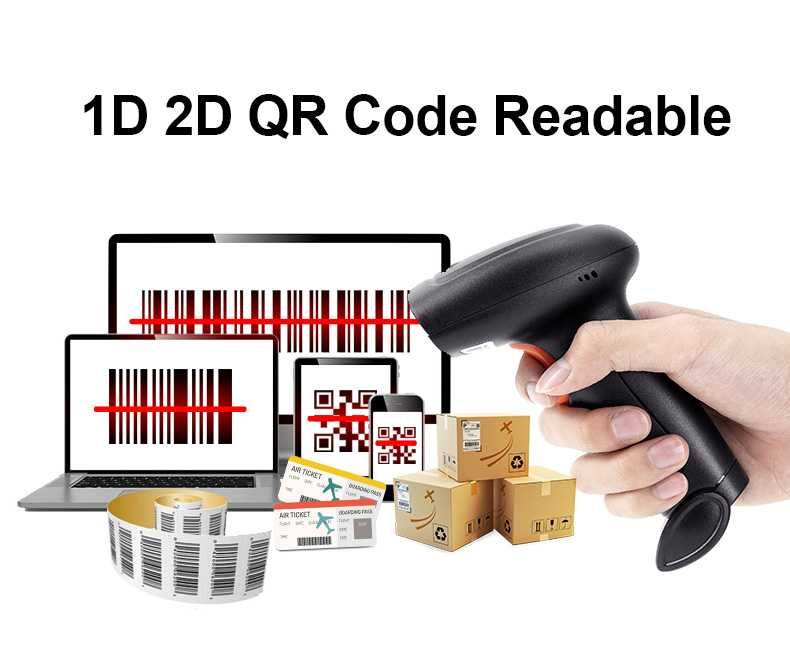 Бездротовий bluetooth 2D сканер QR та штрих-кодів KEFAR (HOLYHAH) H4B ...