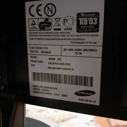 Monitor Samsung 19 Polegadas Rio Tinto • OLX Portugal