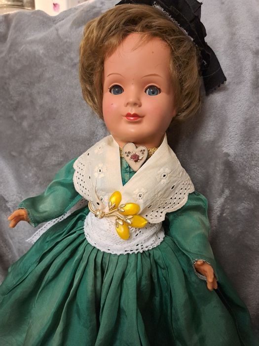 Stara lalka Włoska z lat 50 Bydgoszcz • OLX.pl