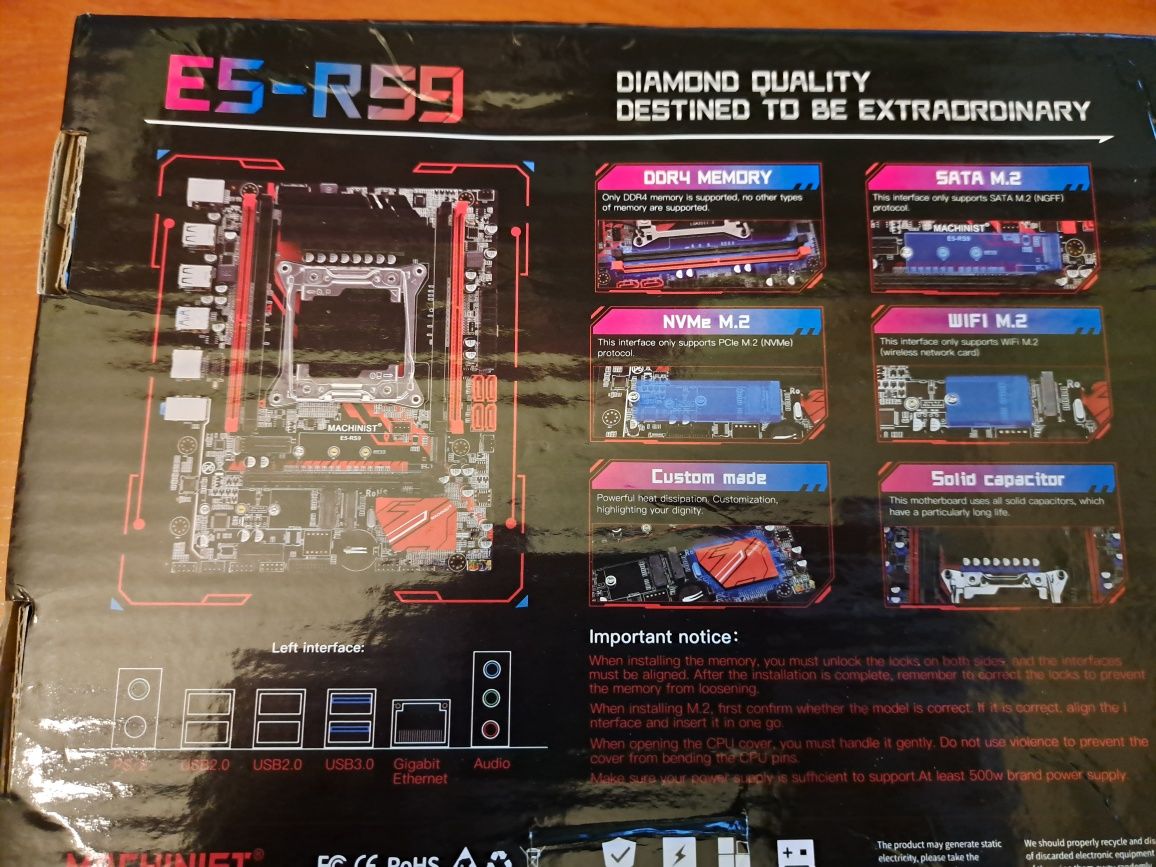 Płyta główna Machinist X99 E5-RS9, socket LGA2011-3 Jawidz • OLX.pl
