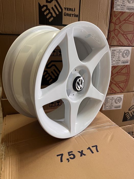 Jantes 15” 4x100 MiM Brancas “Speedline” renault clio Vw golf opel ...