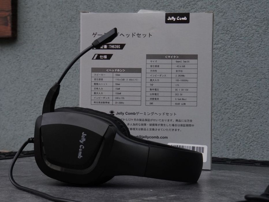 Игровая гарнитура Jelly Comb проводная с микрофоном , rgb подсветка ...