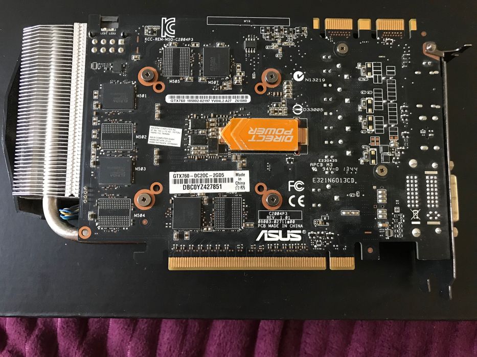 Відеокарта Asus GTX 760 2gb: 1 000 грн. - Комплектуючі та запчастини ...