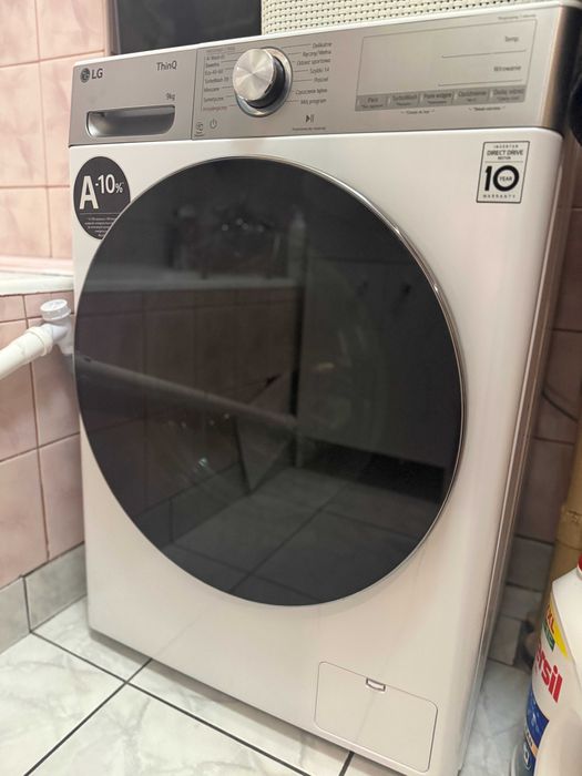 Jak nowa Pralka LG F2W8S501W AI DD kl.A 9kg 1200 obr AI Wash Para Tarnów • OLX.pl