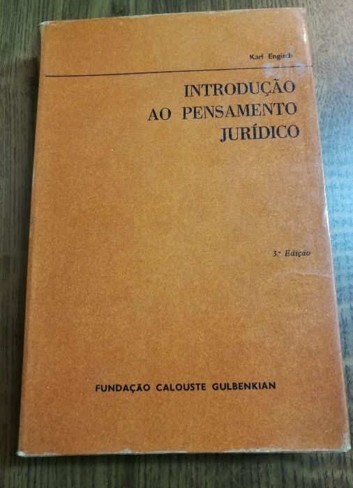Introdução ao Pensamento Jurídico - Karl Engisch Coimbra • OLX Portugal