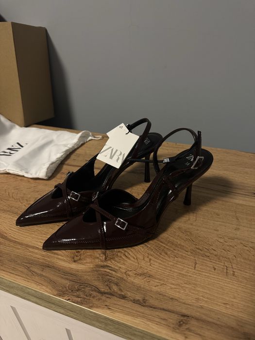 Бордові слінгбеки Zara 38: 1 690 грн. - Інші туфлі Львів на Olx
