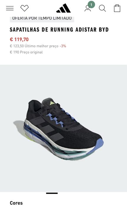 Sapatilha de Running Adistar Byd Viseu • OLX.pt