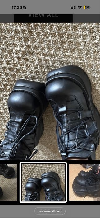 Demonia Boxer-01 демония ботинки боксер 01 archive new rock rick owens ...