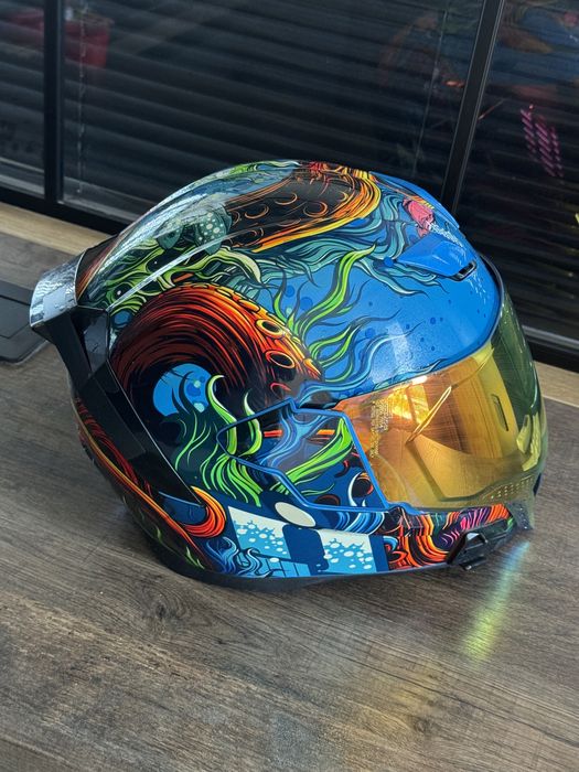 Мотошолом Icon Airflite inky M + гарнітура Cardo Bold JBL: 7 500 грн ...