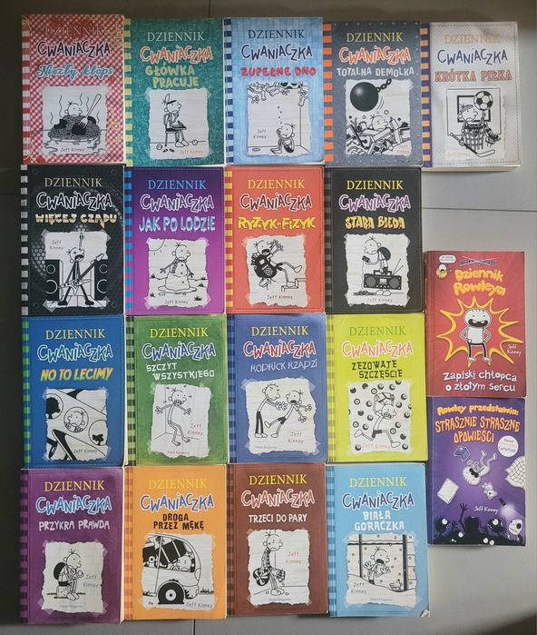 Dziennik Cwaniaczka seria 19 ksiazek Jeff Kinney Karczemki Nynkowskie • OLX.pl