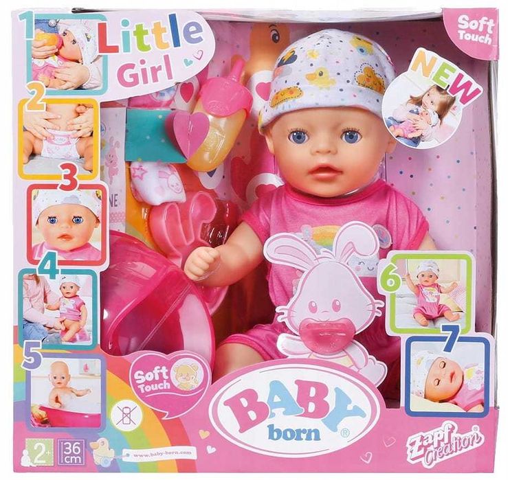LALKA Baby Born Zapf NOWA 36 cm little girl UNIKAT Gdańsk Chełm z ...