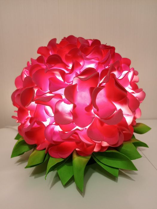 Прикроватный светильник ночник Гортензия из изолона 650 грн