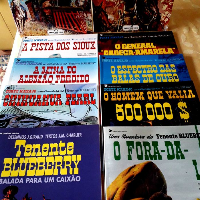 Livros BD - Jean-Michel Charlier / Jean Giraud - Tenente Blueberry ...