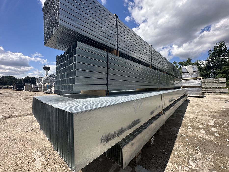 Profil ocynkowany 200x20 (brama ogrodzenie 100x20 140x20 180x20 ...