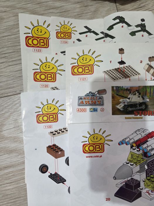 Klocki cobi glownie mala armia mix 0,6kg Poznań Piątkowo • OLX.pl