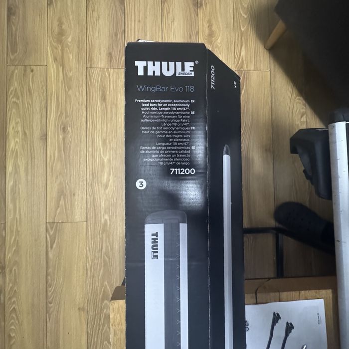 Belki dachowe Thule WingBar Evo 118+ stopy 710410 Przyborki • OLX.pl