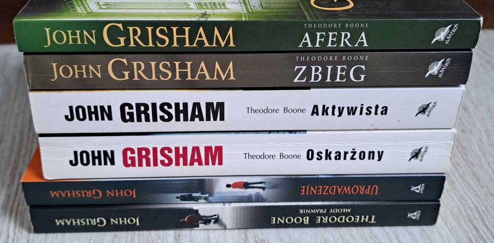 Grisham Theodore Boone Młody prawnik Uprowadzeni Oskarżony Zbieg Afera ...