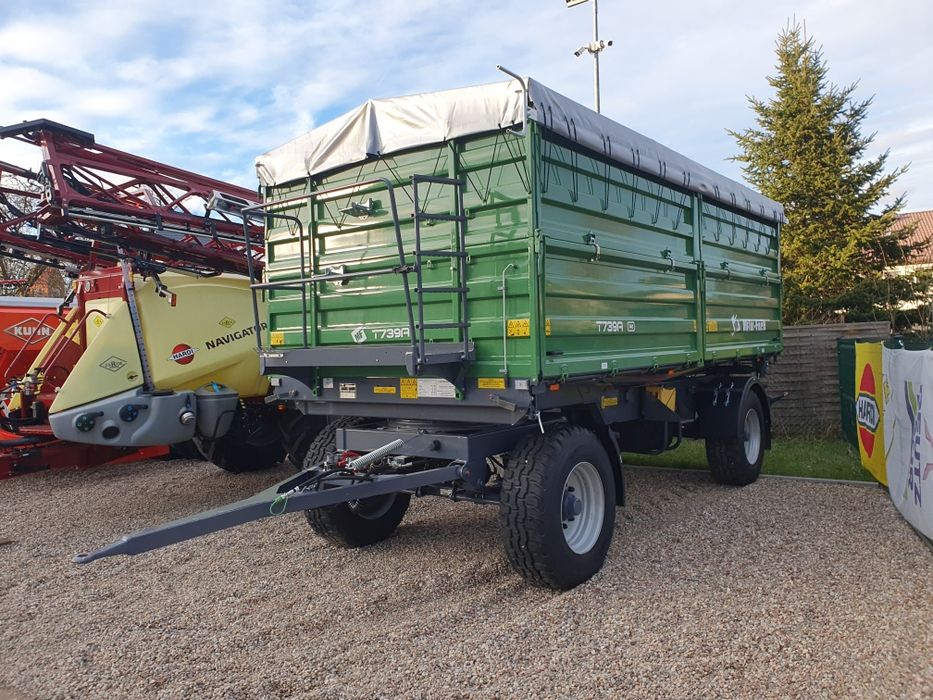Przyczepa rolnicza dwuosiowa 14t T739/A METAL-FACH Bogate wyposażenie! Barwice • OLX.pl