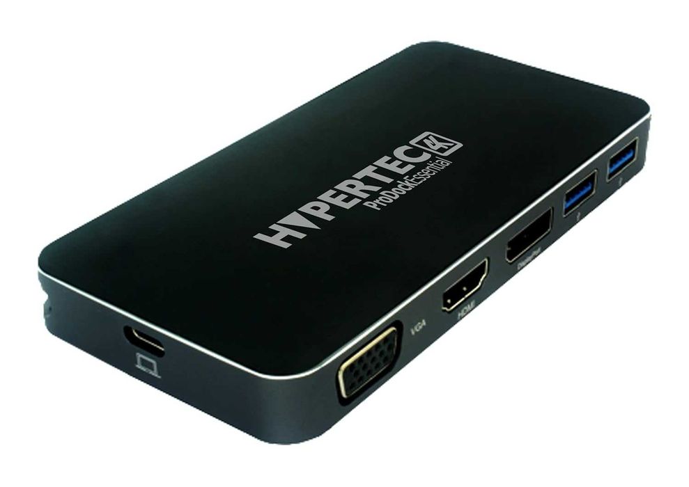 Hypertec HUB stacja USB-C 4K HDMI VGA DisplayPort + Zasilacz 60W Gdynia ...