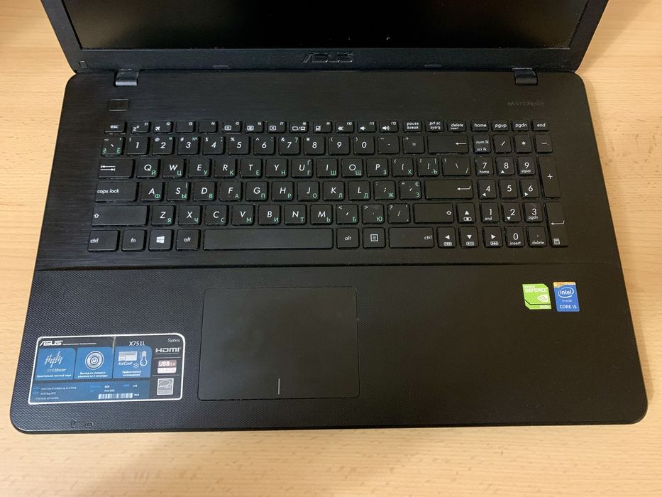 Ноутбук Asus X751L. 17,3”/ 1 TB HDD/8 Gb/GeForce 940M 2 Gb/i5-5200U: 8 ...