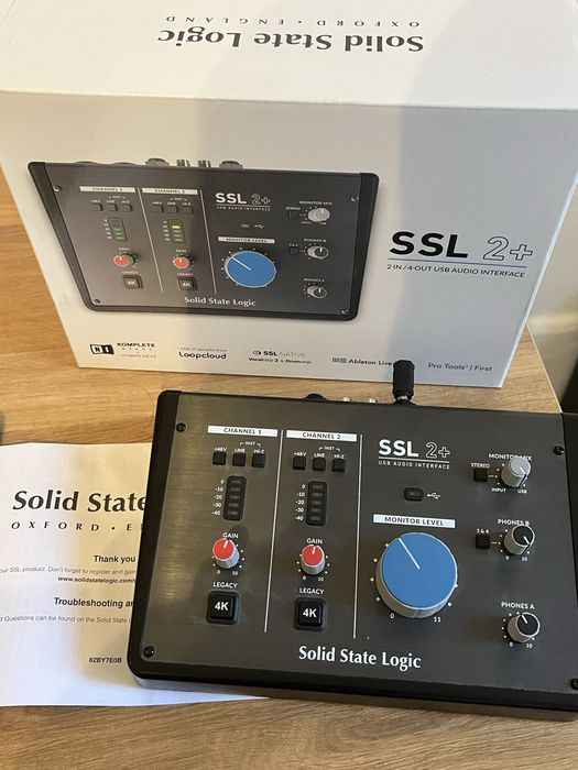 Interface de áudio Solid State Logic SSL2+ Caldelas • OLX.pt