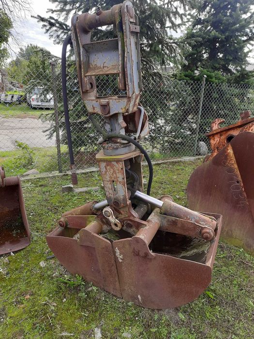 Czerpak do koparki obrotowy ATLAS z rotatorem chwytak Gorzów ...