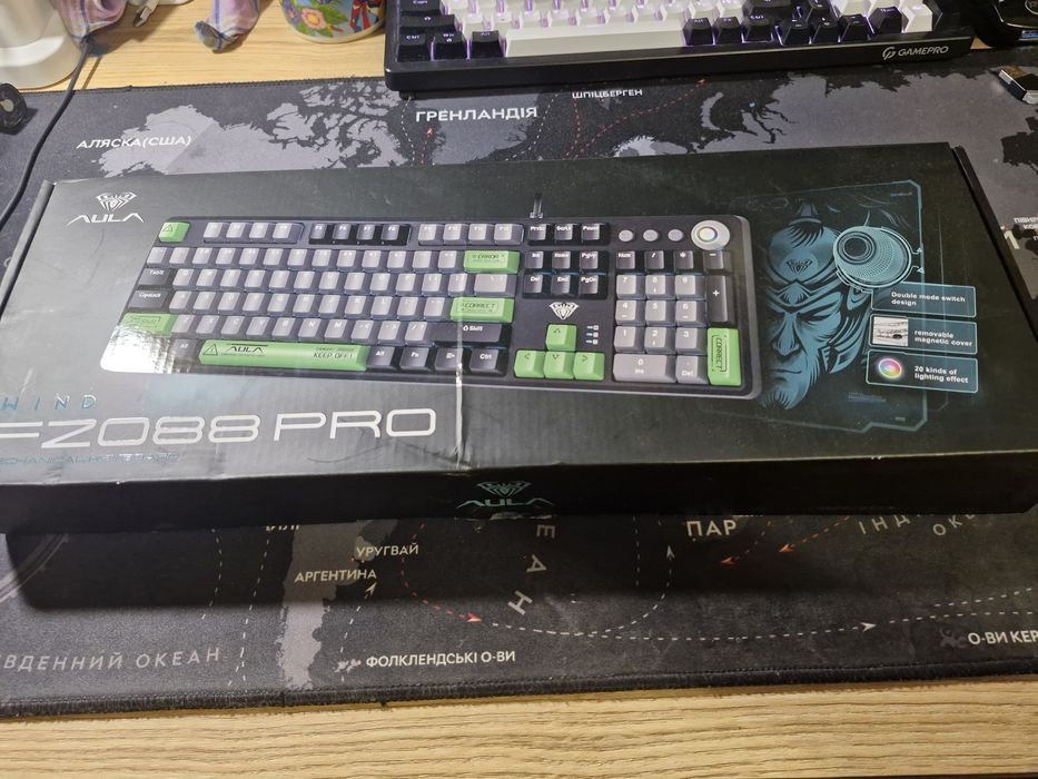 Клавіатура дротова Aula Wind F2088: 1 000 грн. - Периферійні пристрої ...