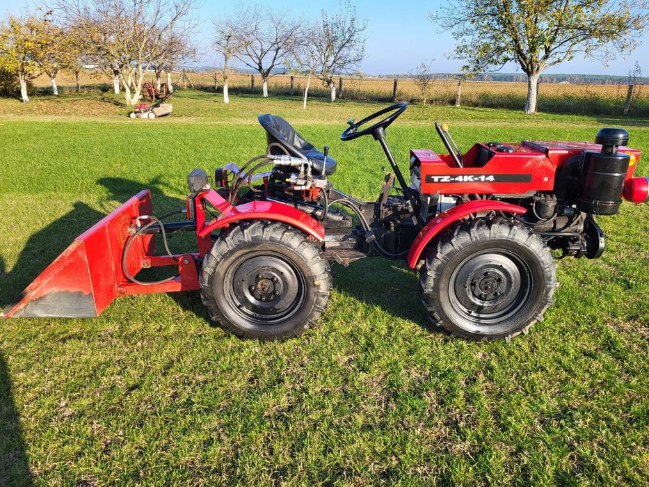 TZ 4K 14 mini traktorek ciągniczek ogrodniczy z osprzętem 4x4 Lipnica • OLX.pl