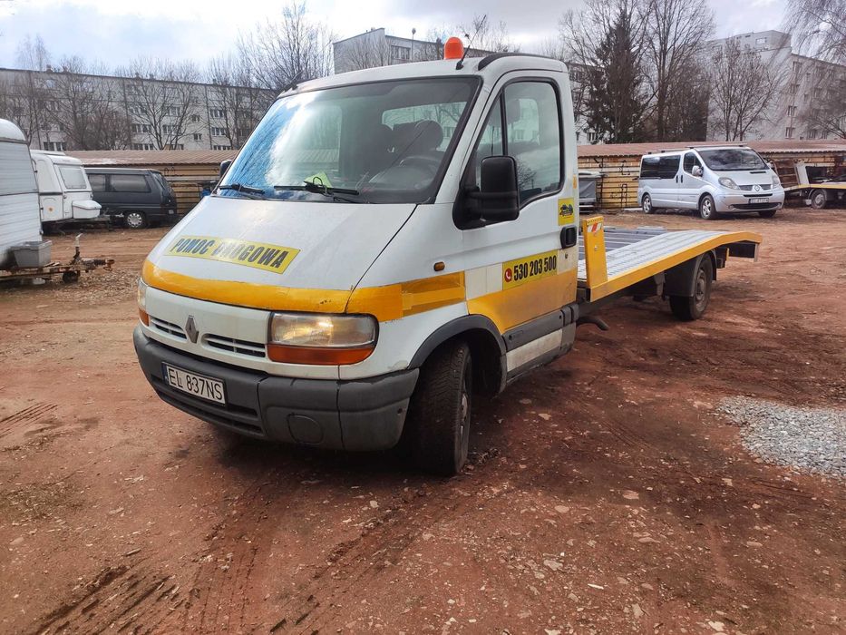 Renault Master samochód specjalny Pomoc Drogowa Autolaweta Łódź Polesie ...