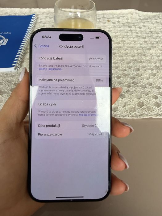 Iphone 15 pro, czarny, stan idealny ! Siedlec • OLX.pl