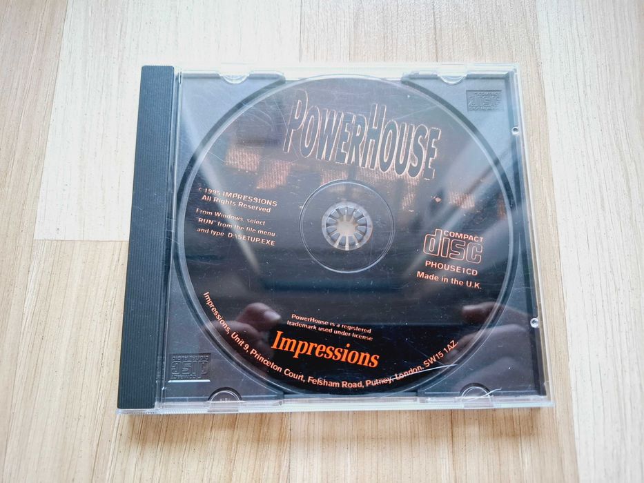 PowerHouse PC CD 1995 Impressions – klasyczna gra strategiczna UK ...