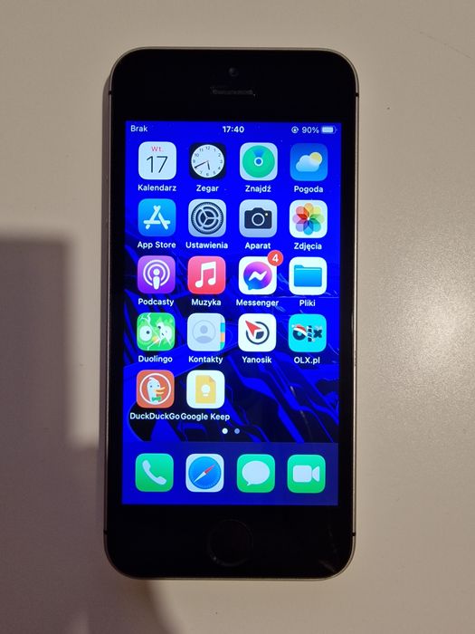 Apple iphone SE 2016 16GB Stan IGŁA bat 87% Space Gray Perfekcyjny ...