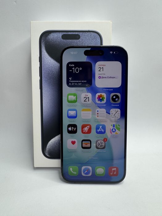 Apple iPhone 15 Pro, Blue Titanium, 256GВ Original,Neverlock: 26 800 ...