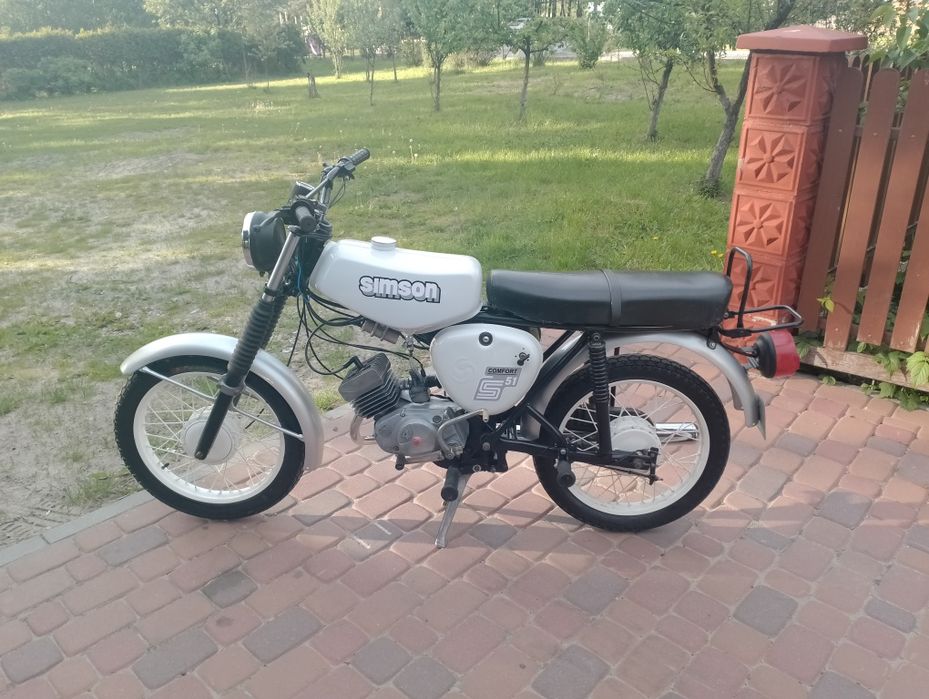 Simson S51 z 1982. Zarejestrowany na białe. Ubezpieczony. Gwizdów • OLX.pl