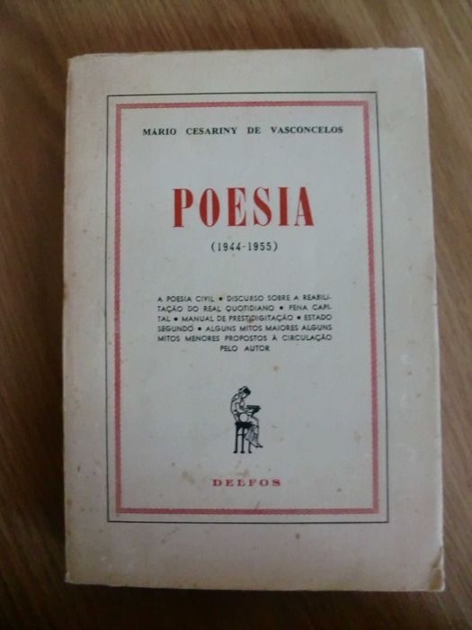 Poesia (1944/1955) de Mário Cesariny de Vasconcelos - 1ª Edição Carnide ...