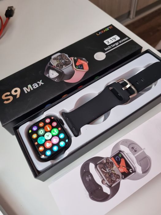 Smartwatch S9 Max czarny Katowice Śródmieście • OLX.pl