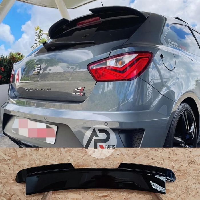 Seat Ibiza 6J Aileron Spoiler Mala Cupra Preto brilhante Canidelo • OLX.pt