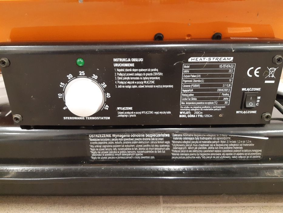 Nagrzewnica olejowa HEAT-STREAM 20,5kW PREMIUM Korea Południowa Tarnów ...