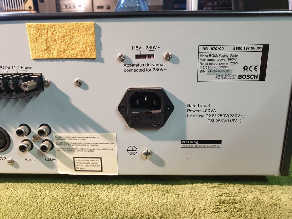 BOSCH PLENA BMG Paging System CD/FM nagłośnienie wielkopowierzchniowe ...