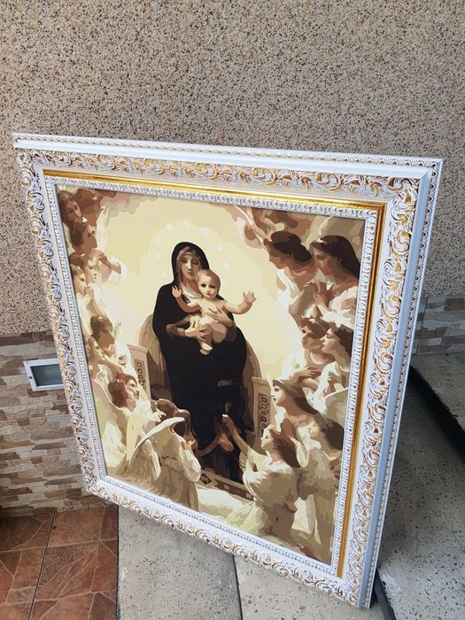 Художня картина акриловими фарбами Марія Ісус Янголи 8 000 грн Живопис Івано Франківськ на Olx