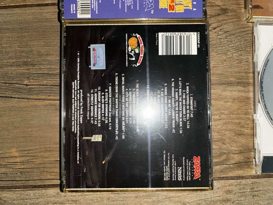 Frank Zappa 6 albumów (8 płyt CD) oryginalne stan bdb cena za komplet ...