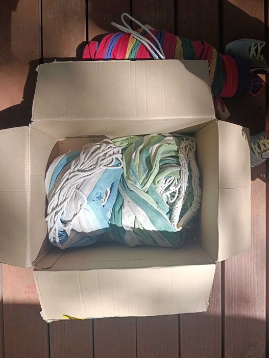 Hamaki używane 5 sztuk oddam za darmo odbiór osobisty Dębki Dębki • OLX.pl