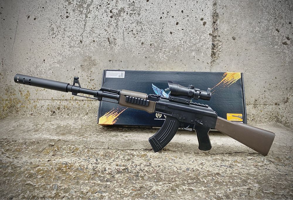 Гель Бластер Автомат Калашникова АК-47 з PUBG Орбізи / Орбіган 87 см: 1 ...