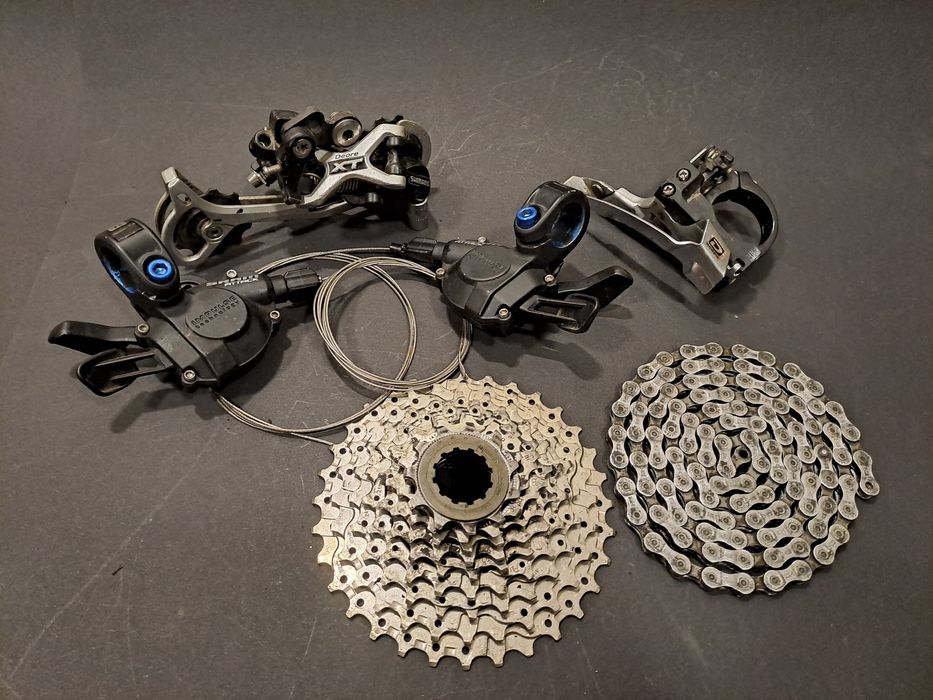 Zestaw Napęd Shimano Deore XT/Sram 3/9s Kraków Łagiewniki-Borek Fałęcki ...