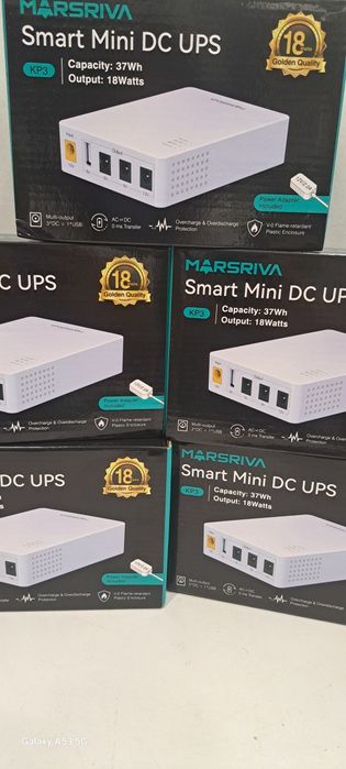 ИБП для роутера PowerBank Marsriva Smart Mini DC UPS KP3 (10000 мАч): 2 ...